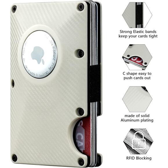 furid | Bags | Slim Rfid Blocking Card Wallet With Airtag Holder ...